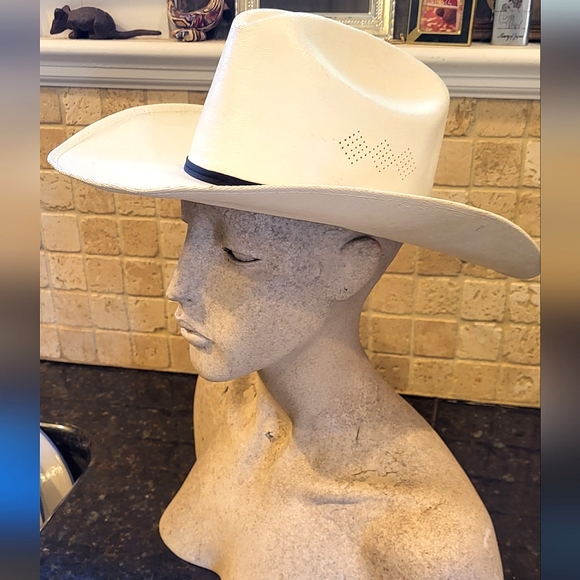 Dallas Hats | Accessories | Vintage Dallas Hats White Western Cowboy ...